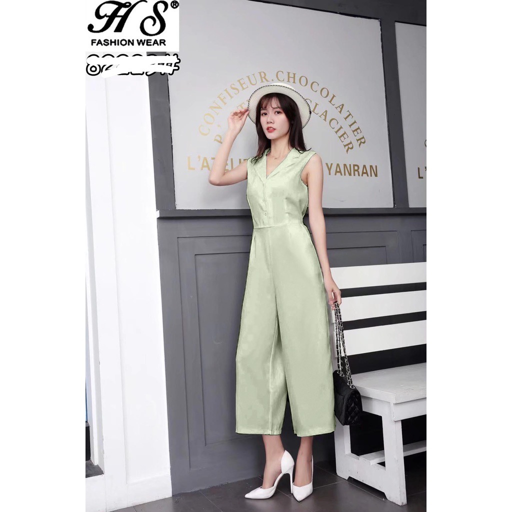 Hs*82582*1 New Sexy V Neck WITH COLLAR square leg sleeveless women ...