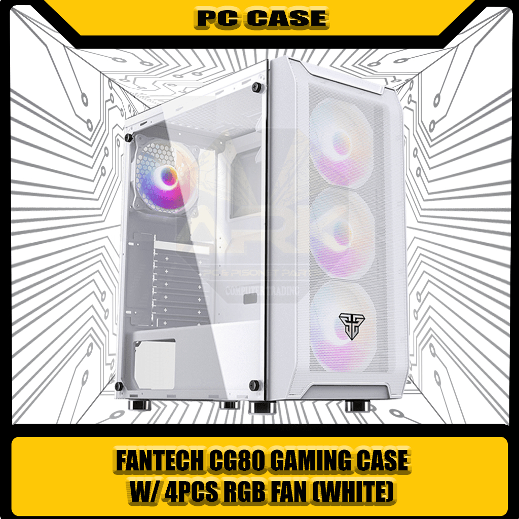 Fantech CG80 White Gaming Case | Shopee Philippines