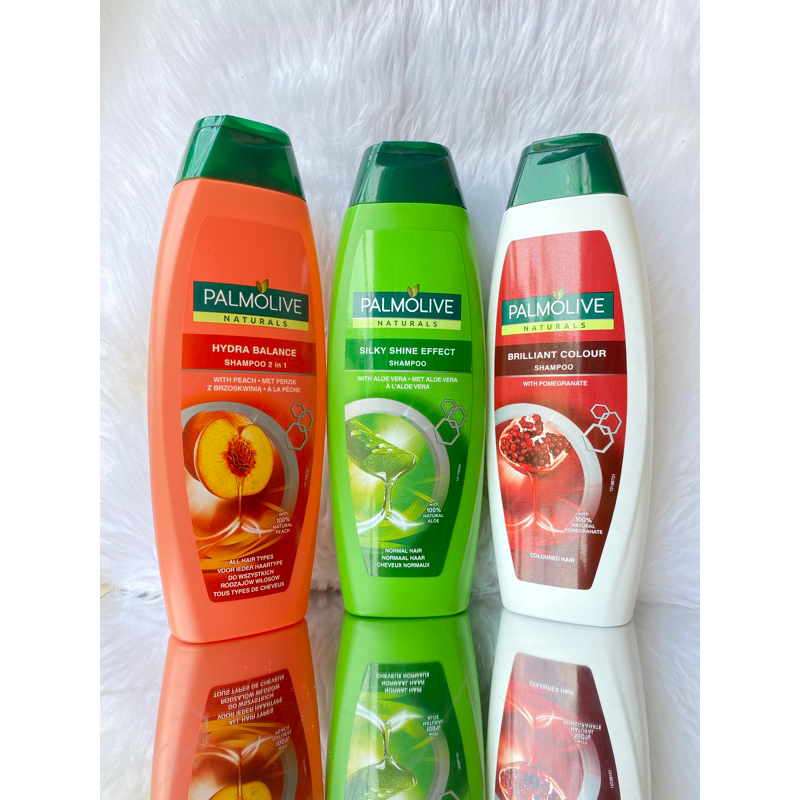 350ml Palmolive Naturals Shampoo Brilliant Colour/Silky Shine Effect ...