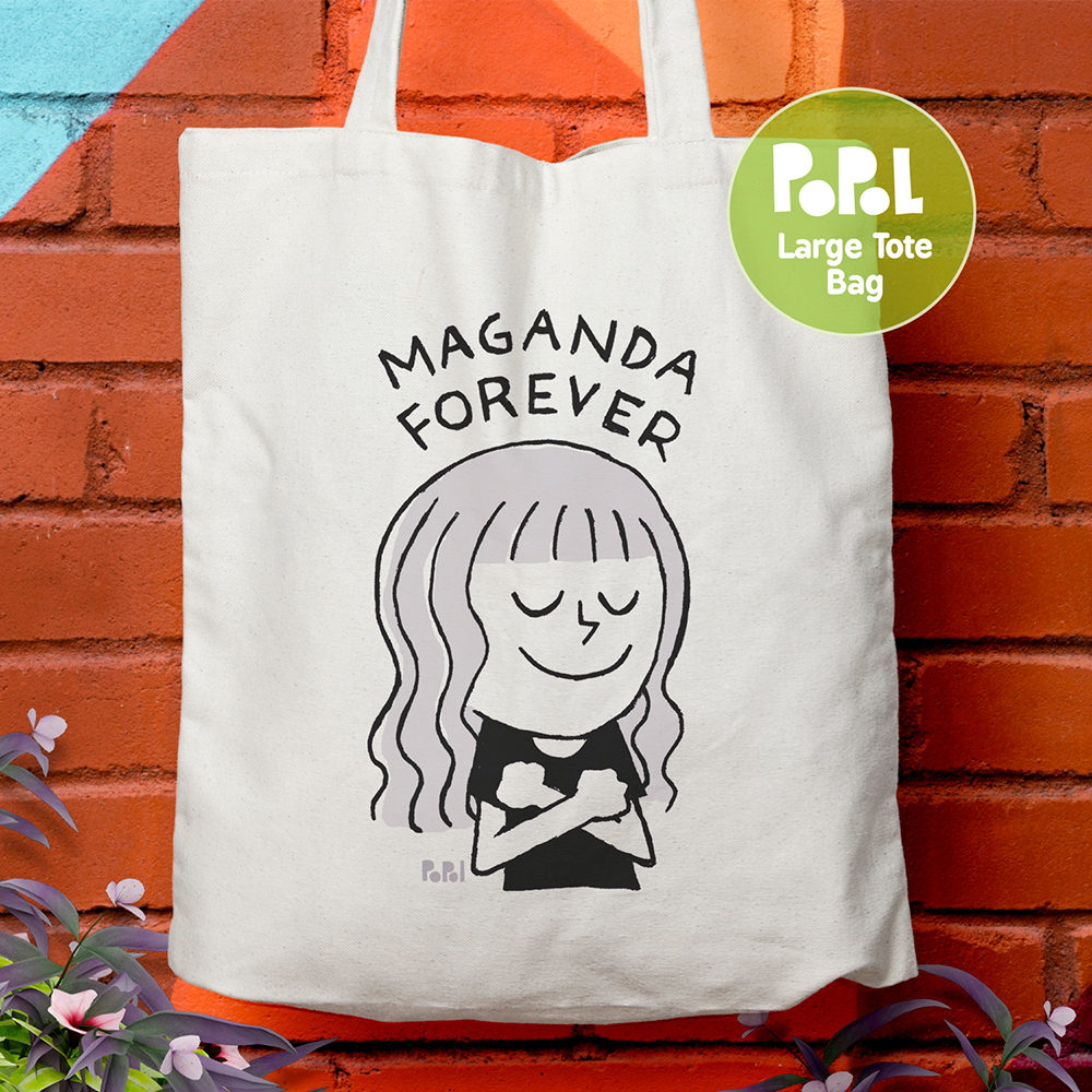 Popol - Maganda Forever Canvas Tote Bag Cute for Women and Girls Large ...