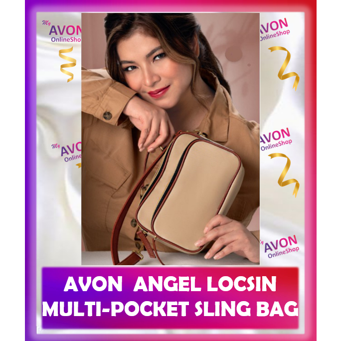 Avon ANGEL LOCSIN multi-pocket sling bag | Shopee Philippines