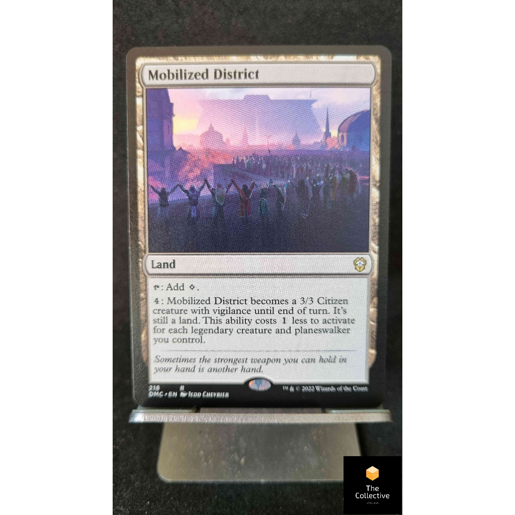 Magic the Gathering - MTG Card Game - Mobilized District - WAR [LAND ...