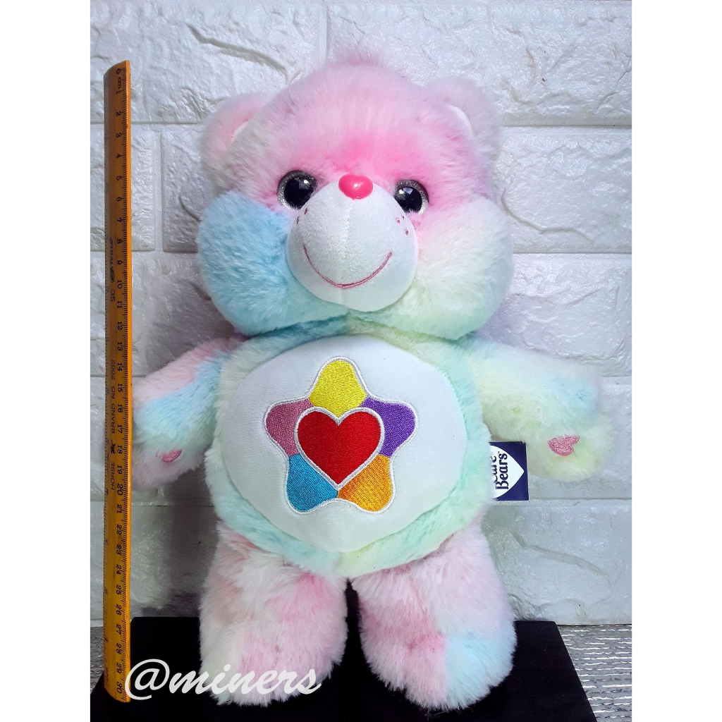 (InStock)Japan 2004 Care Bears True Heart Authentic item Rainbow pastel ...