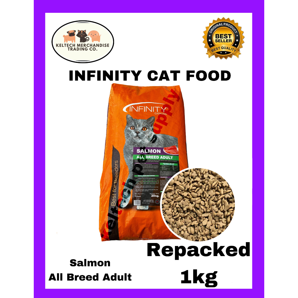 Infinity Cat Dry Food Ocean Fish for All Life Stage / Salmon for Adult ...