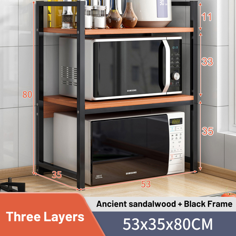 MAXCOOK 1/2 Tier Kitchen Storage Rack Oven Rack Contemporary Style ...