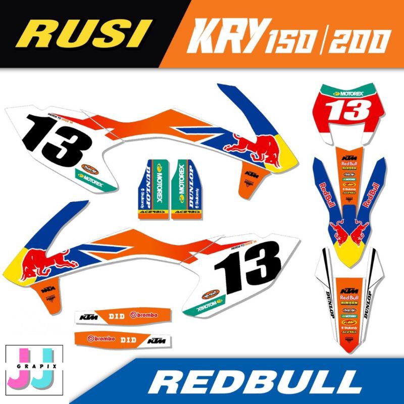 Rusi KRY 150/200 KTM Concept Full Body Decals Sticker | Shopee Philippines