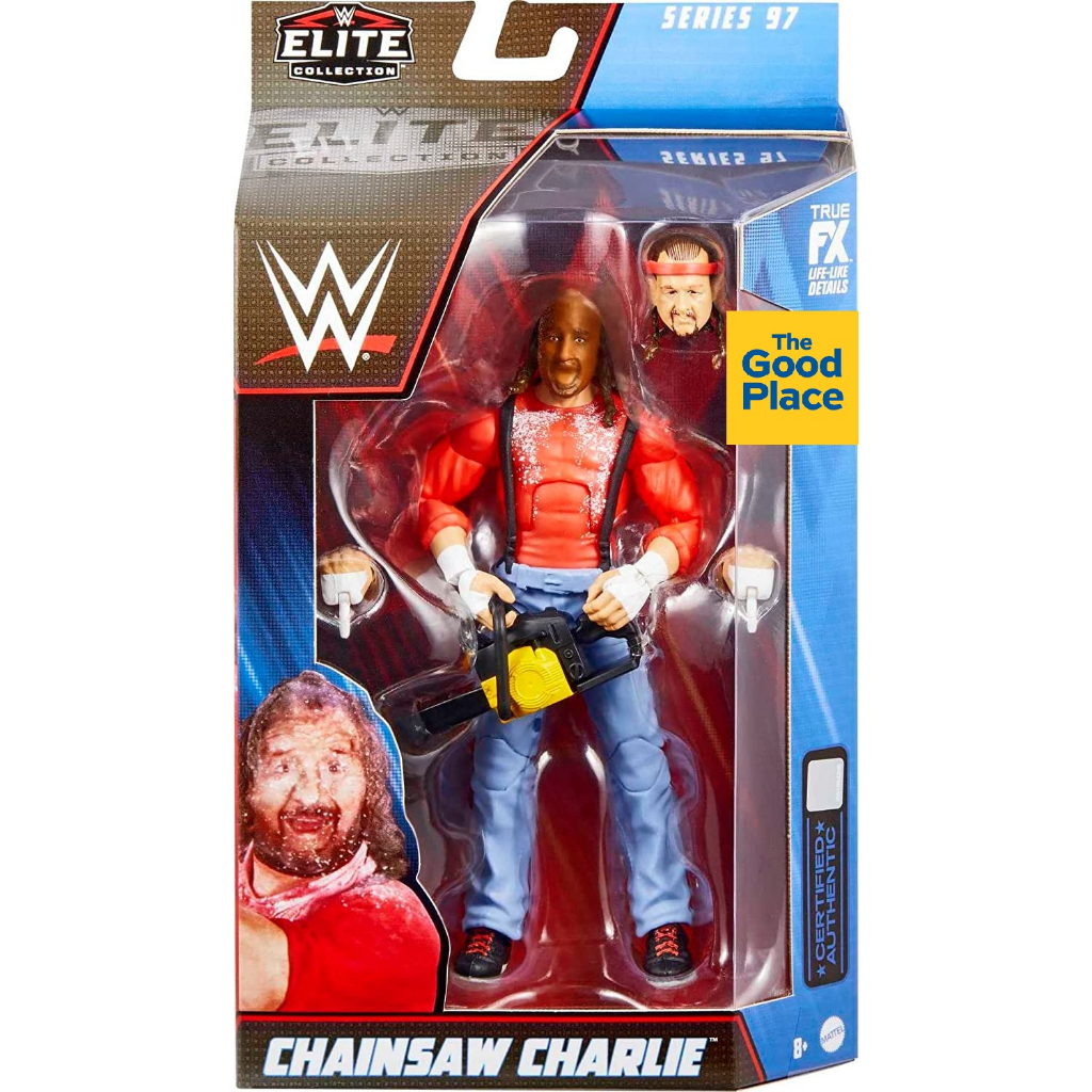 MATTEL WWE Elite Collection Series 97 Chainsaw Charlie aka Terry Funk w ...