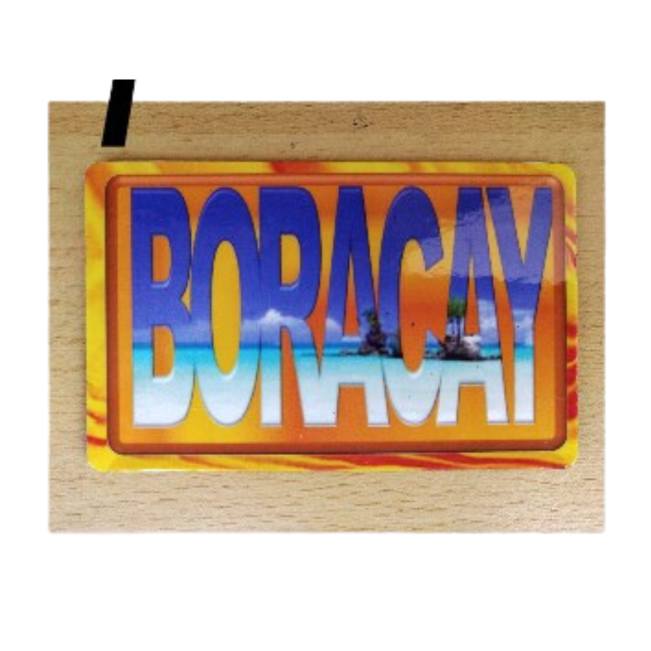 Philippines Tourist Spot Design Rubber Ref Magnet Souvenir (Boracay ...