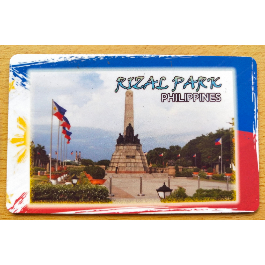 Philippine Place Ref Magnet-RIZAL PARK,Cebu mactan shrine,Manila,I love ...