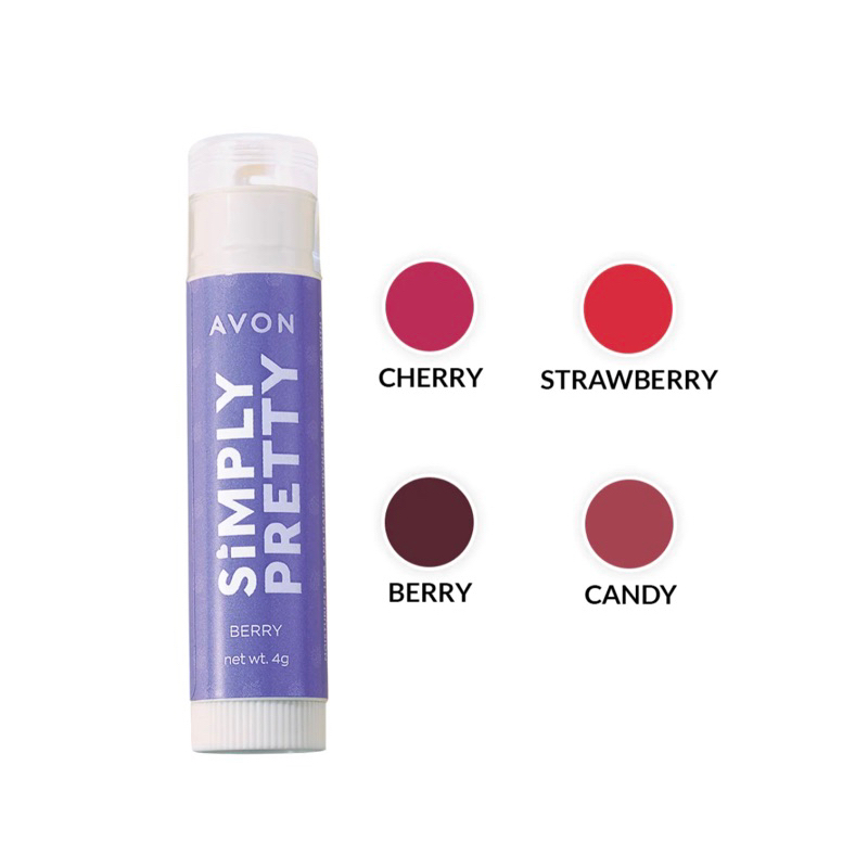 AVON SIMPLY PRETTY MOISTURIZING SMOOTHIES LIP BALM 4g | Shopee Philippines