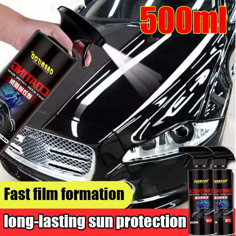 Car Wax Spray Coating for and Polish Two-in-one Coating Auto Car Wash and Wax Hydrophobic ...