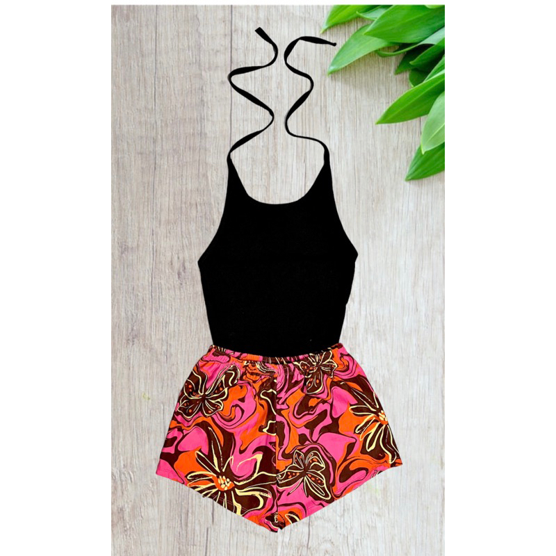 Halter Backless Terno (Summer Outfit) | Shopee Philippines