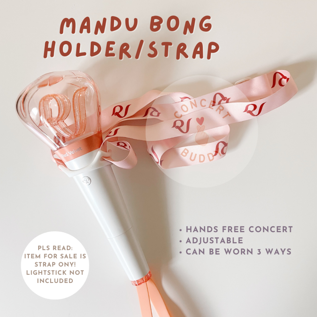 RED VELVET MANDU BONG LIGHTSTICK HOLDER / STRAP | Shopee Philippines