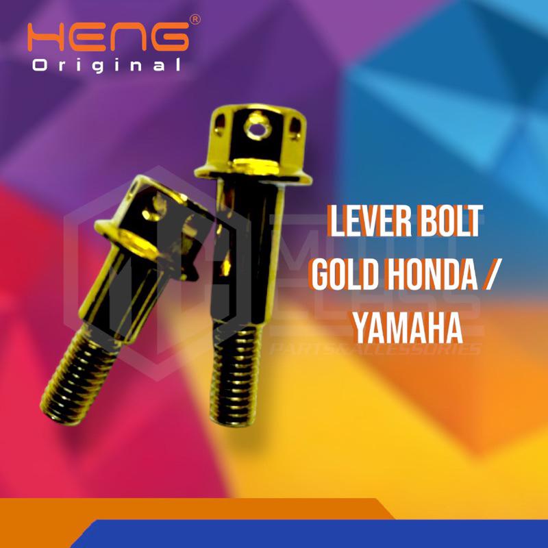HENG LEVER BOLT GOLD HONDA / YAMAHA (5279) | Shopee Philippines