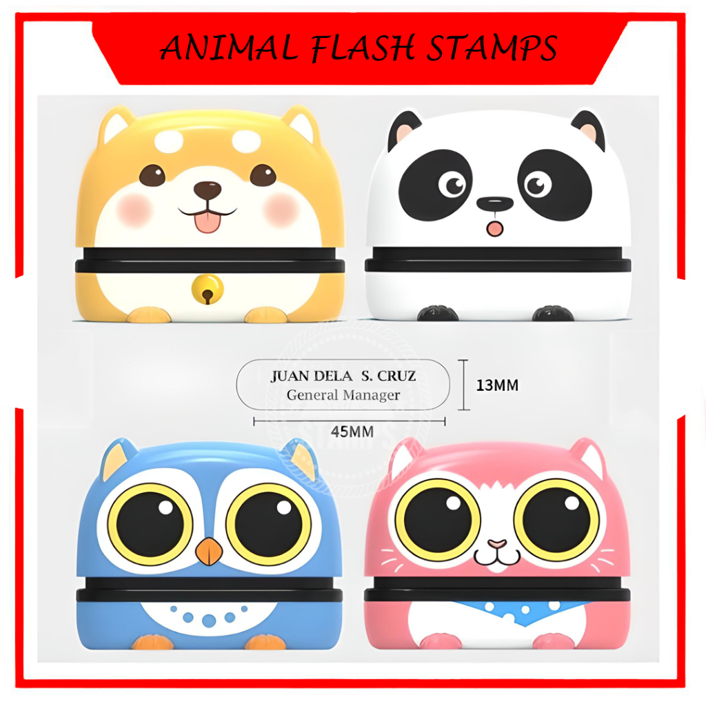 Animals Stamp | Self-inking Stamp | Flash Stamp | Shopee Philippines