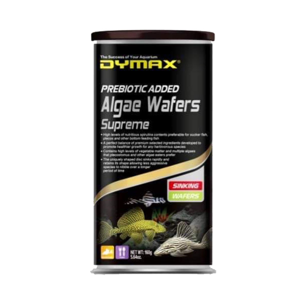 Dymax Algae Wafers Supreme Sinking Wafers Fish Food 160g (5.64oz) / 520g (18.3oz) | Shopee ...