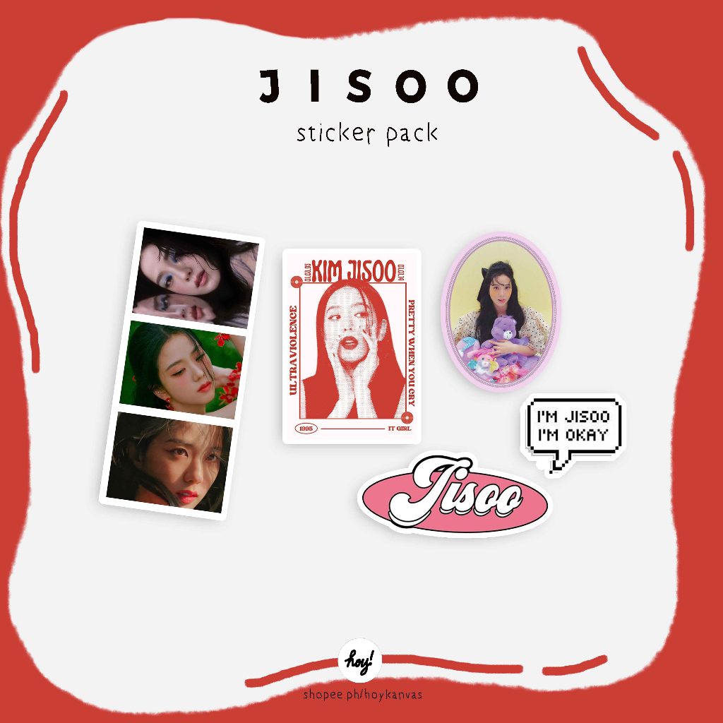 Blackpink Jisoo Sticker Pack | Shopee Philippines