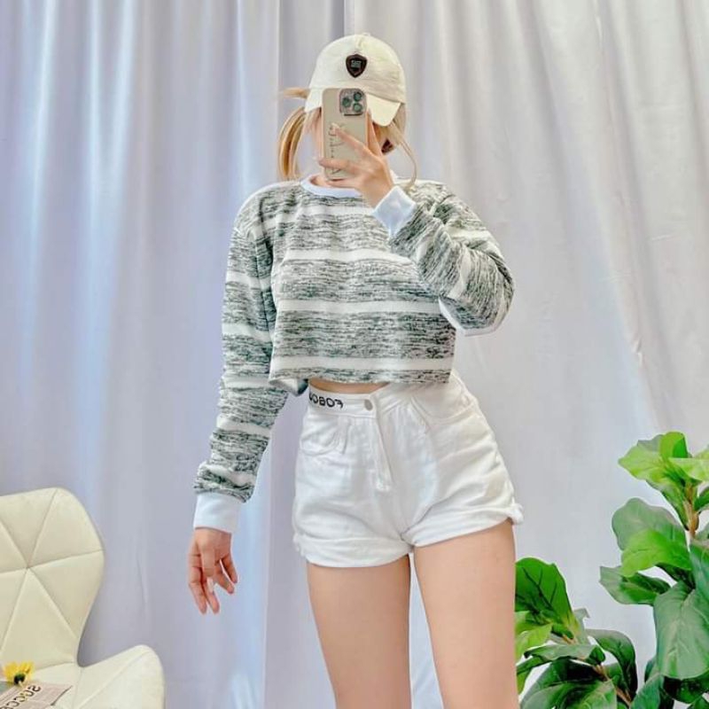 PULL CROP STRIPES (NEW!) | Shopee Philippines