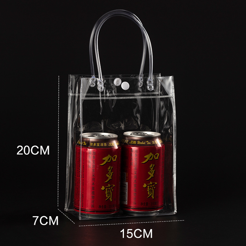 PVC/ Plastic Transparent Bag/ Transparent Tote handbag gift Clear bag ...