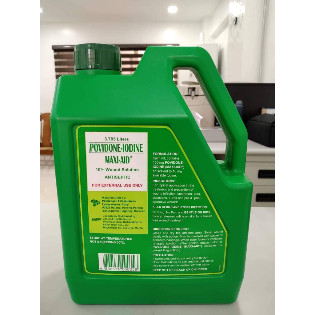 BETASOL / J.CHEMIE / MAXI-AID Povidone Iodine 10% (GALLON CHECKOUT ...
