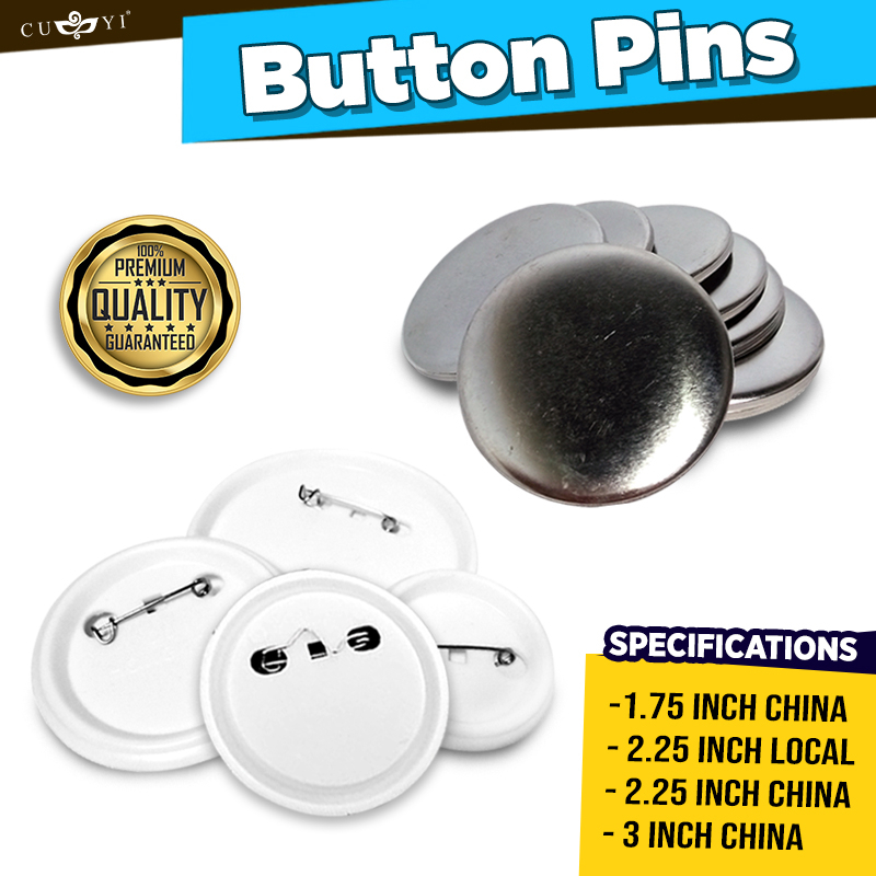 CUYI Button Pin Quantity Depends On The Size You Order | Shopee Philippines