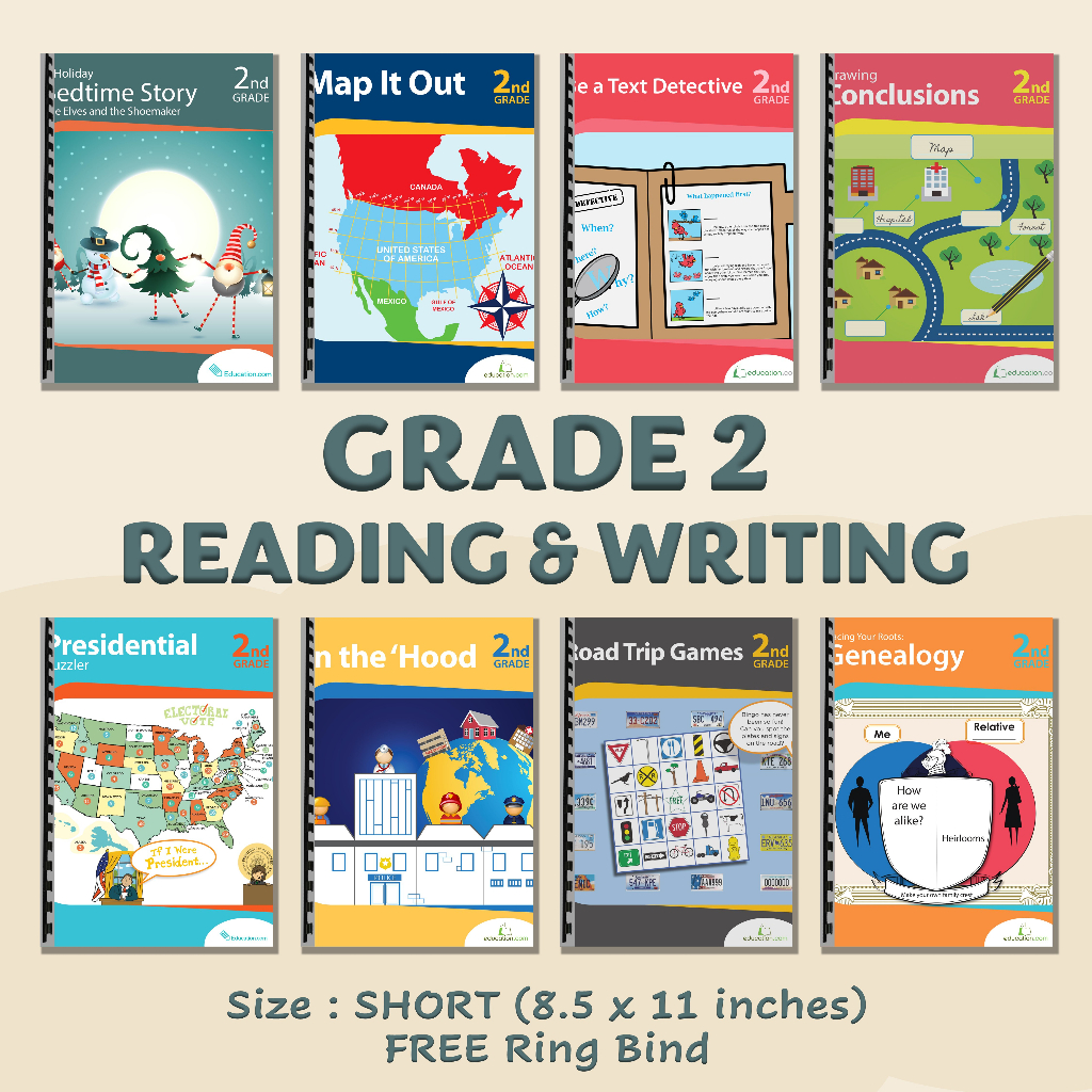 GRADE 2 READING & WRITING (Worksheets / Workbooks) | Shopee Philippines