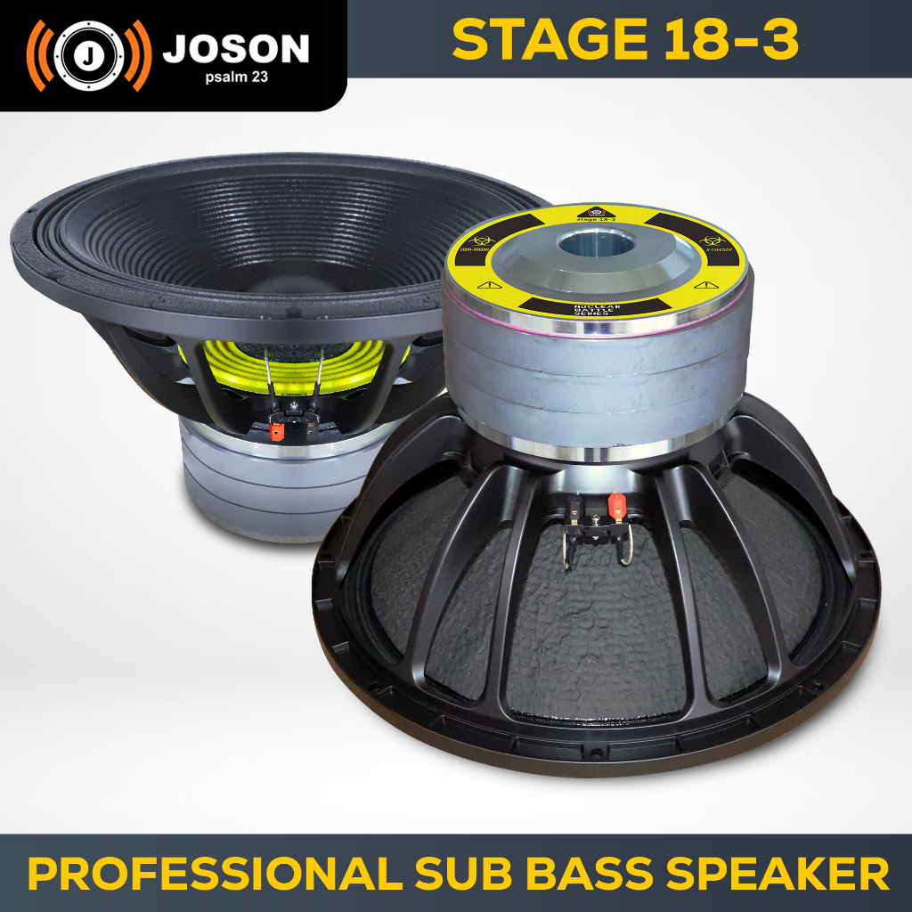 Joson Stage 18-3 Triple Magnet (Professional low frequency Bass Speaker ...
