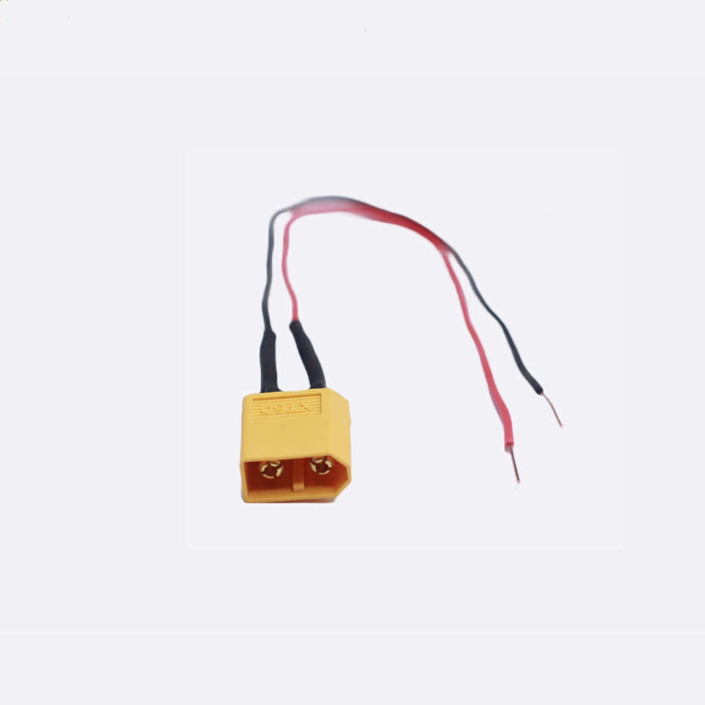 XT60 CONNECTOR MALE, 60A GOLD-PLATED BATTERY CONNECTOR PLUG, with PRE ...