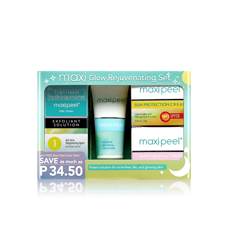 Maxi-Peel Rejuv Set Day and Night Face Care Regimen Set #1 Severe | Shopee Philippines
