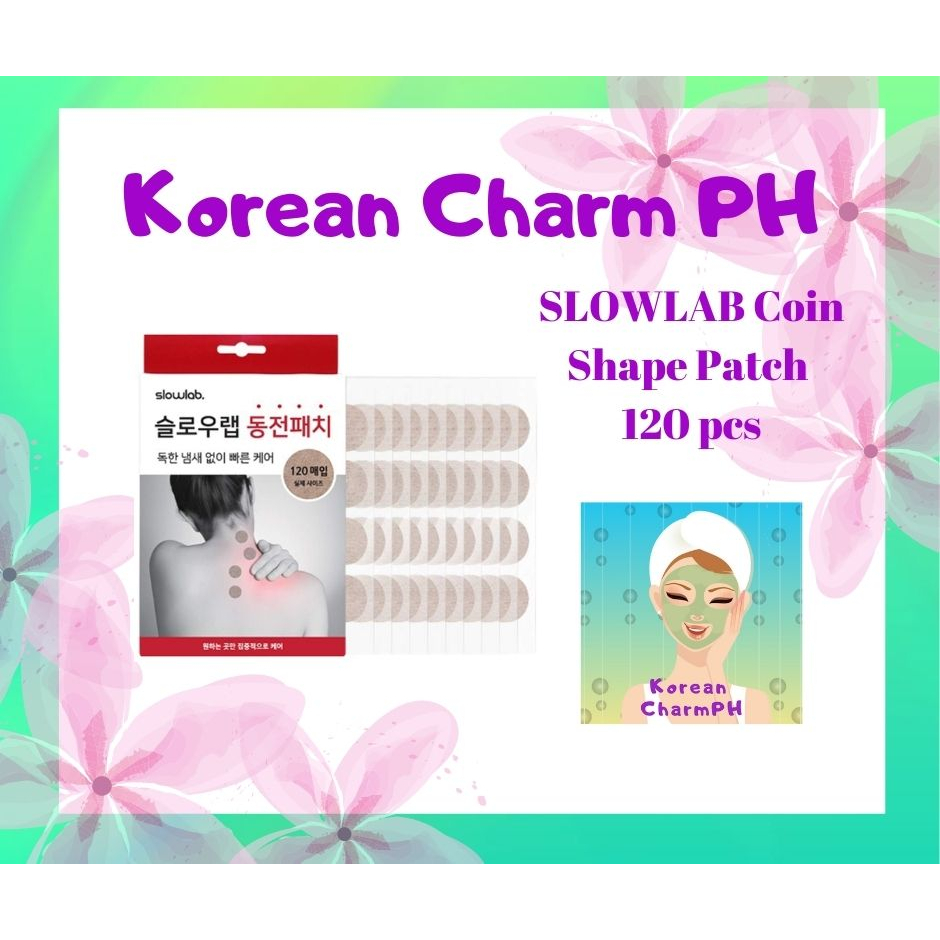 SLOWLAB Coin Shape Patch 120pcs/box | Shopee Philippines