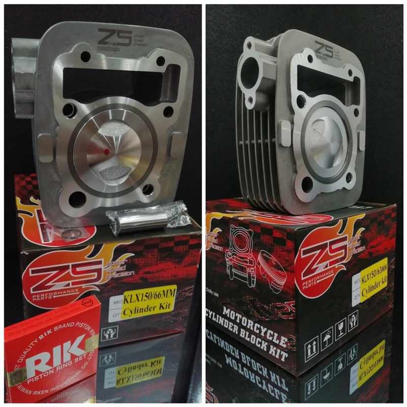 Z-5 Z5 Pitsbike Cylinder Block Bore kit SteeL KLX 150 140 g rf KLX150 ...