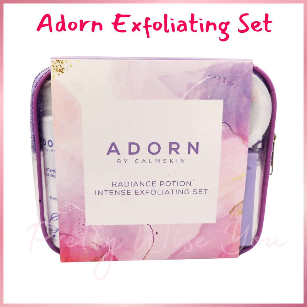 ADORN Intense Exfoliating Facial SET by CalmSkin Camille Trinidad kit ...