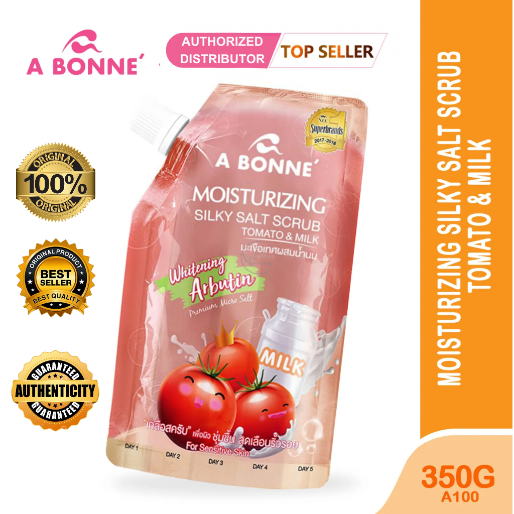 Abonne Moisturizing Silky Salt Scrub 350G - Tomato & Milk ( A100 ...