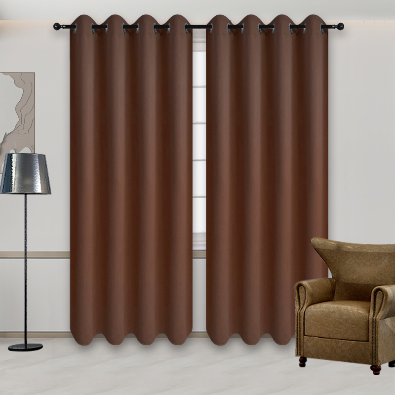 7'ft x 4.4'ft(HxW)Black out curtain thickened curtain plain curtain ...