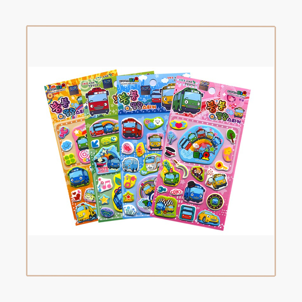 Daiso Korea - Tayo Bus Stickers for Kids | Shopee Philippines