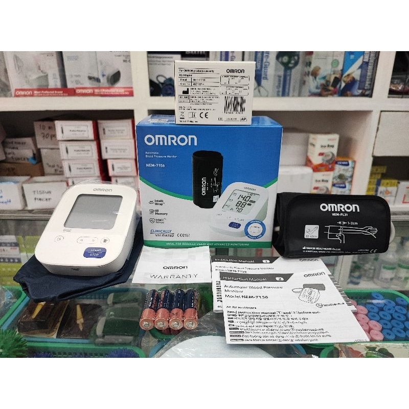 OMRON HEM 7156 ORIGINAL DIGITAL BLOOD PRESSURE MONITOR (22cm - 42cm ...