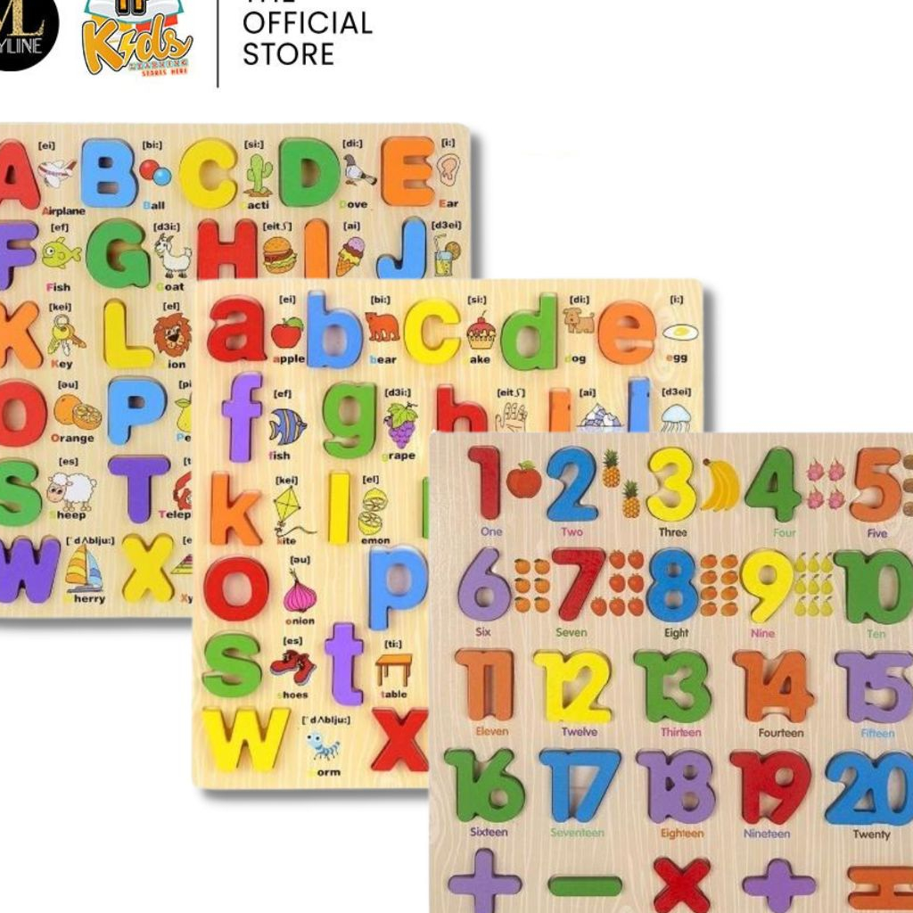 Wooden Chart Boards: Alphabet, Numbers, Shapes | Shopee Philippines