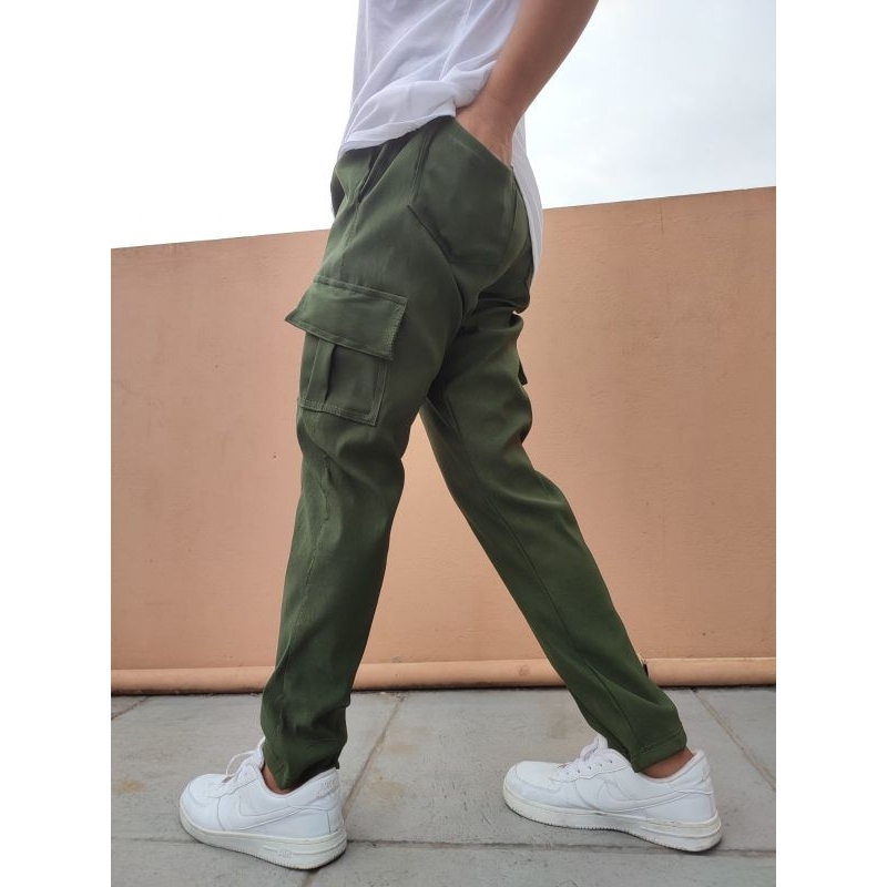 6 Pockets Baston Cargo Pants ( Semi Skinny Fit) | Maong Type | Makapal ...