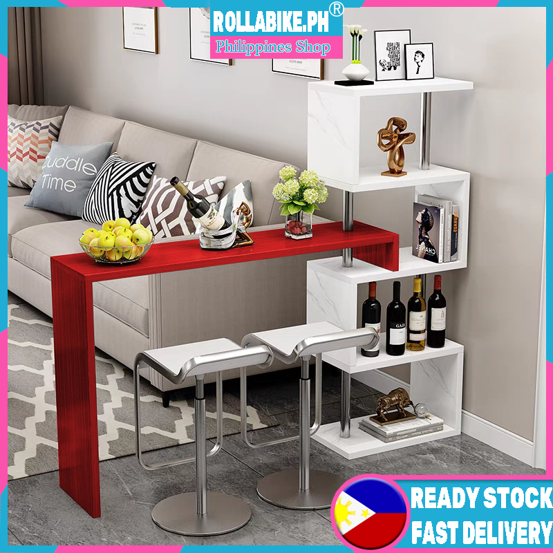 COD Modern MINI Bar table Rotating 360 Swivel Bar counter table coffee ...