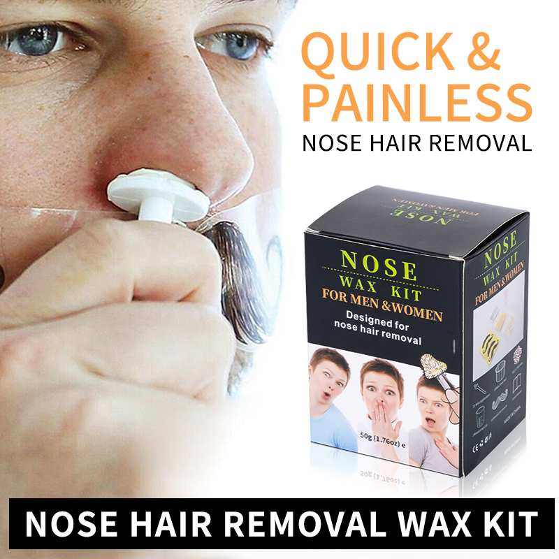 Nose Waxing Kit Safe Painless Nose Hair Removal For Women & Men Ear ...