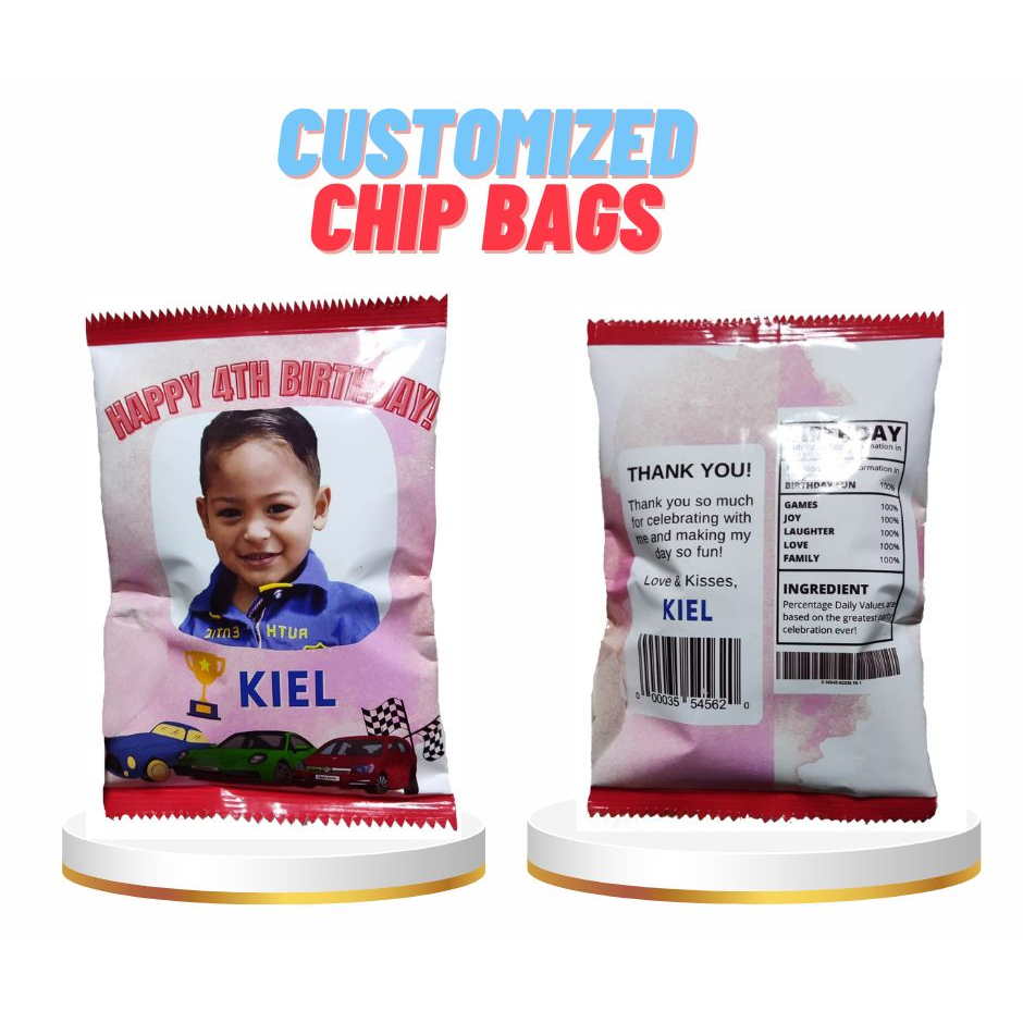 Personalized / Customized Chip Bag Souvenirs (chip bag only! walang ...