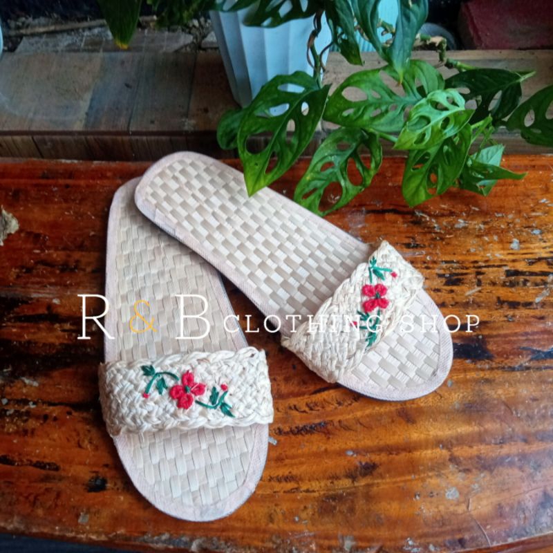Abaca slippers/Native tsinelas/Bakya | Shopee Philippines