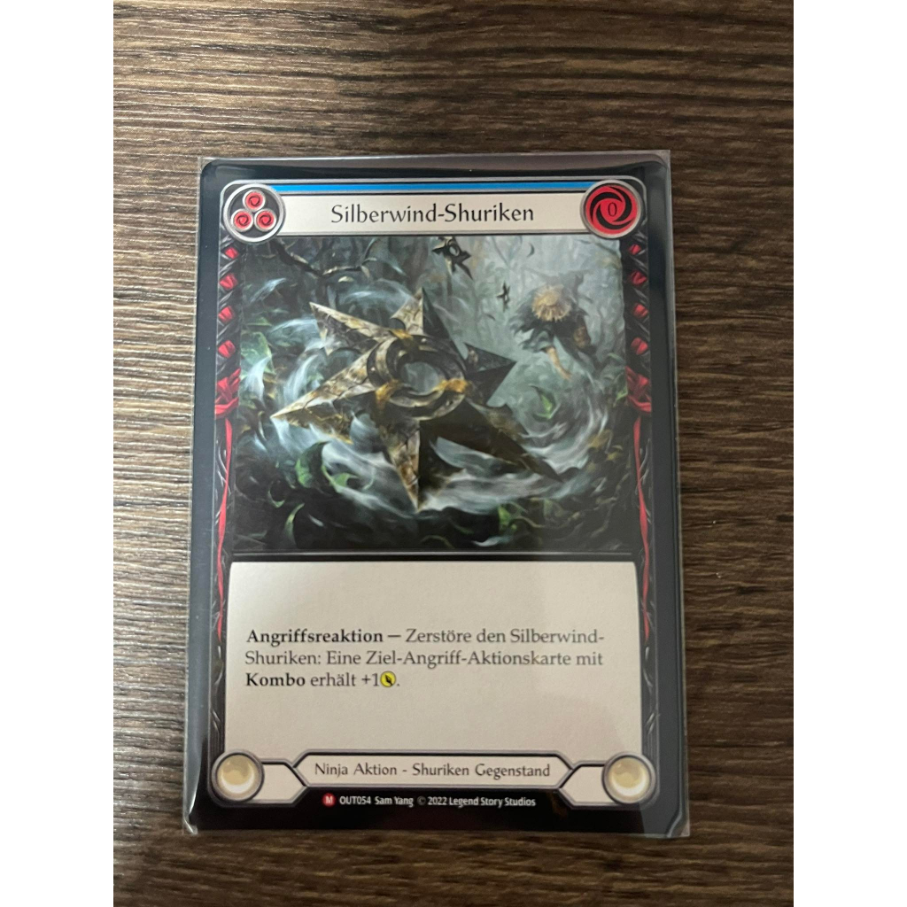 Silverwind Shuriken **GERMAN** (OUTSIDERS - FLESH AND BLOOD TCG) | Shopee Philippines