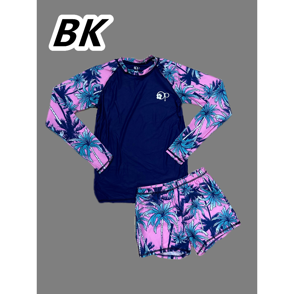 New op flower rush guard for women sleeves swimwear Rushguard ...