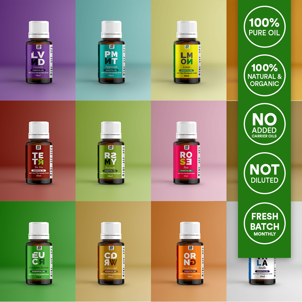 ABCD Organics® Therapeutic Grade Essential Oils - 100% Plant-Based ...