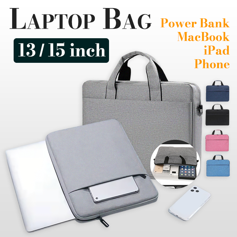 Laptop Bag 15 inch Drop Protect Business Shockproof Bag Shoulder for ...