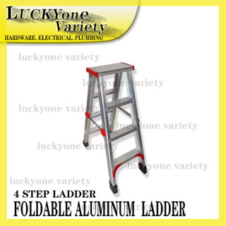 4 STEPS FOLDABLE A-TYPE ALUMINUM LADDER | Shopee Philippines