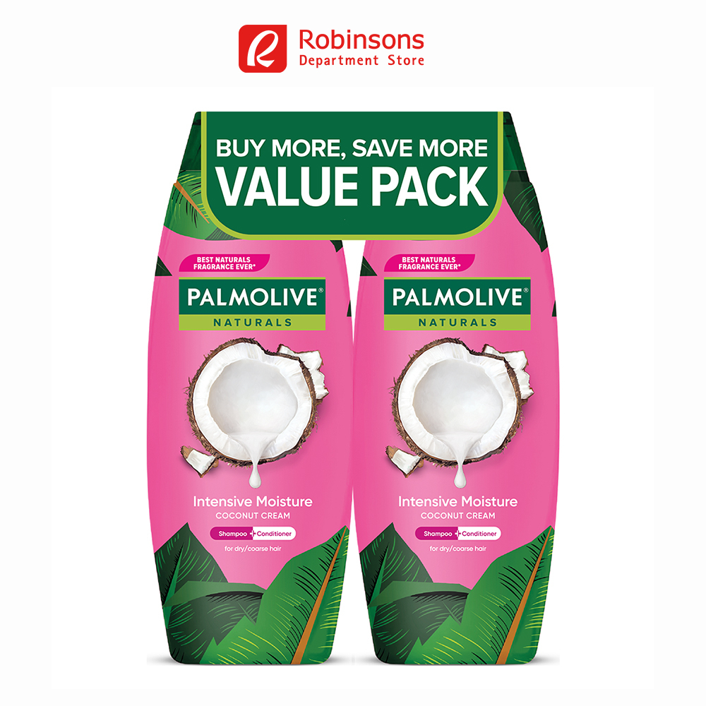 Palmolive Naturals Shampoo Intensive Moisture 400ML+400ML Bundle Pack ...