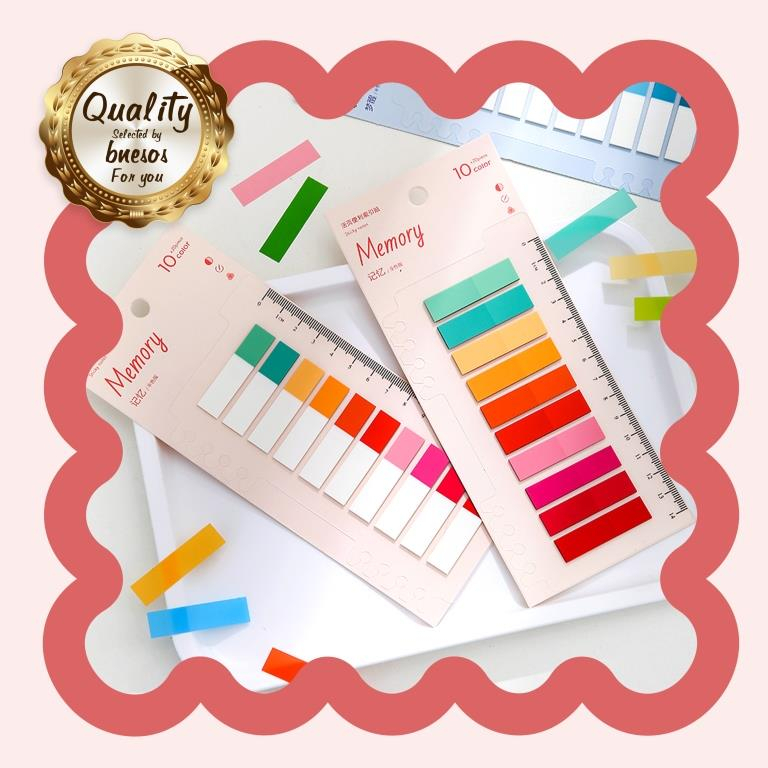 bnesos Stationary School Supplies 200Sheets/Card Binder Notebook Sticky ...