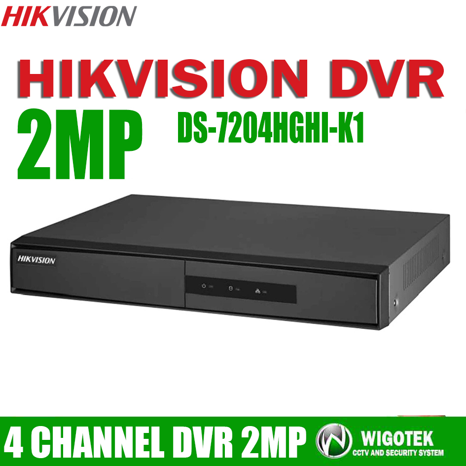 Hikvision DVR 4 Channel 2mp DS-7204HGHI-K1 | Shopee Philippines